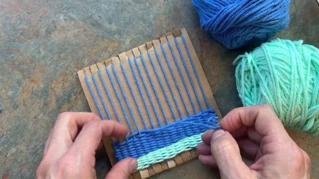 Cardboard Loom Weaving: From Trash to Treasure | Farmvina